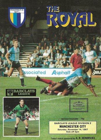 Reading v Manchester City 1987/88 – City Til I Die